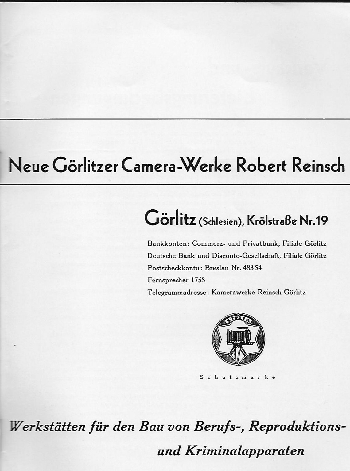 Krölstraße 19 – Geschichte der Fotoindustrie in Görlitz